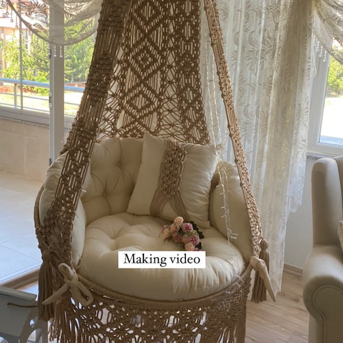 PATTERN Macrame Swing DIY Instant LINK Step-by-step - Etsy