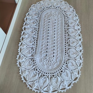 Oval Handmade Carpet Rug, Handmade Oval Crocheted Rug, Knitted Rug ...