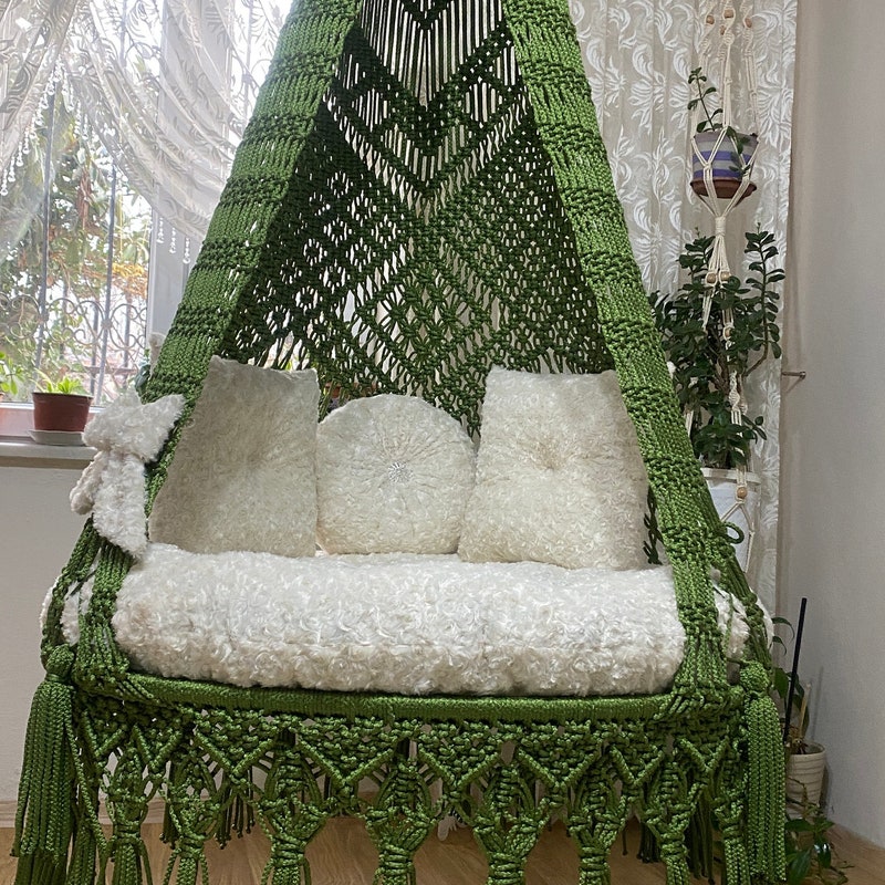 Macrame Chair - Etsy
