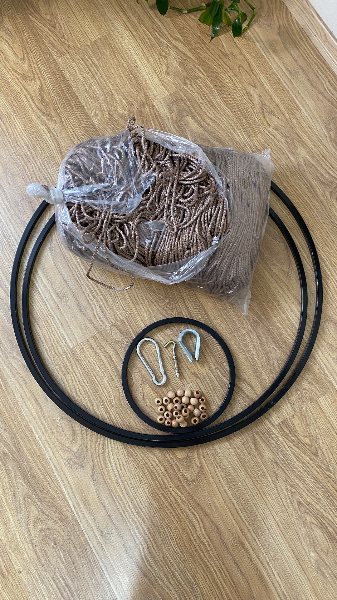 Dıy Metal Hoop for Macrame Swing,macrame Swing Making Set,macrame Swing ...