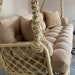 Macrame Garden Swingmacrame Double Swinghanging - Etsy