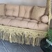 Macrame Garden Swingmacrame Double Swinghanging - Etsy