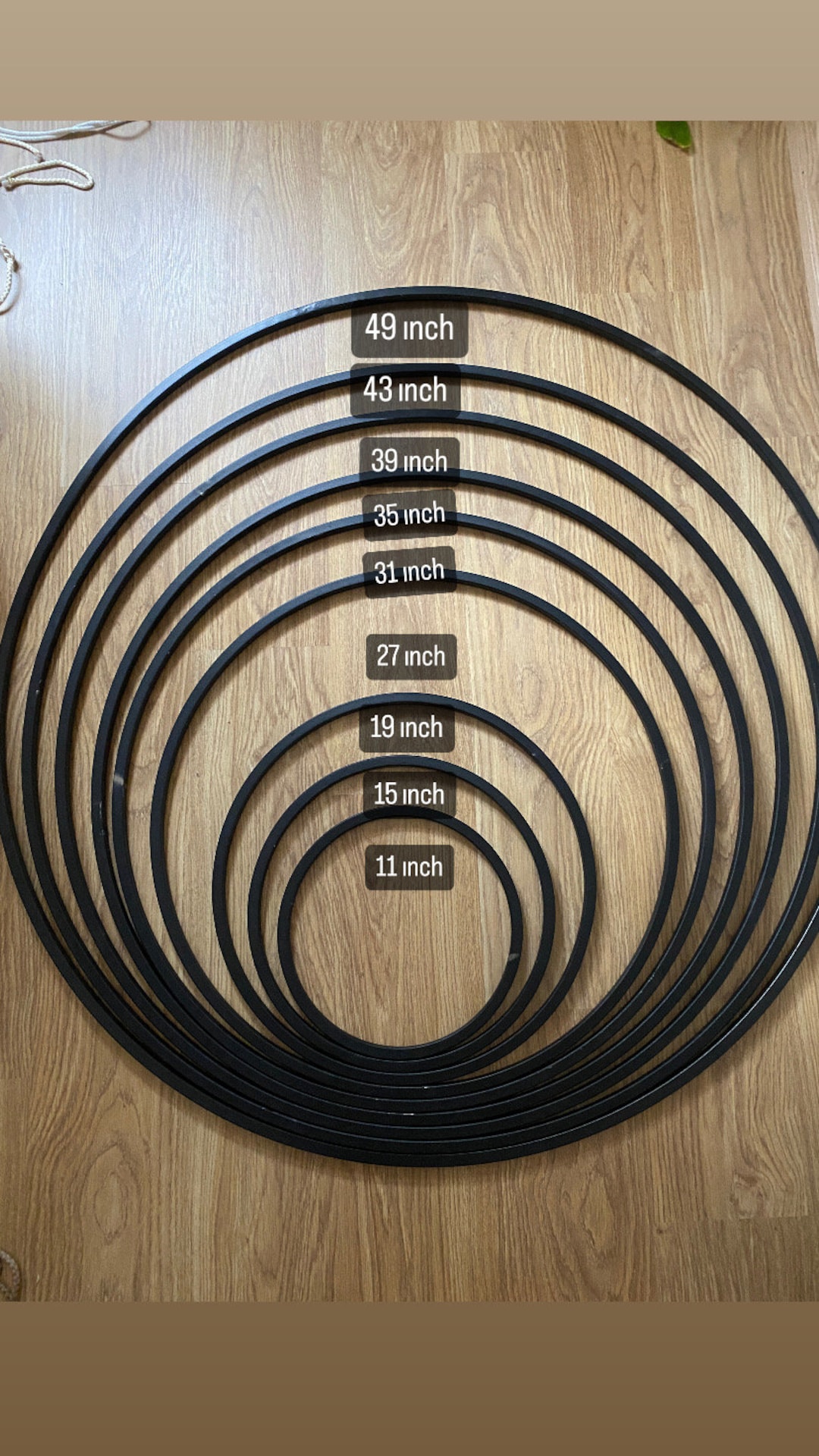 Metal Hoop for Macrame Swing, Metal Ring, Metal Ring for Macrame Swing ...