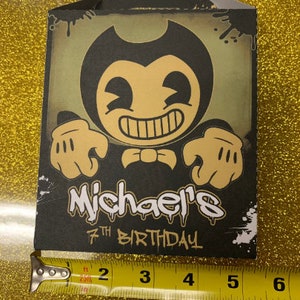 Bendy Candy Box, Bendy Party Flavor, Bendy Party Decor - Etsy