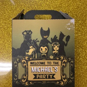 Bendy Candy Box, Bendy Party Flavor, Bendy Party Decor - Etsy