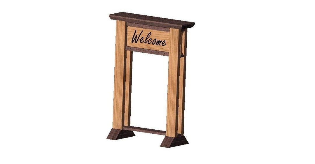 Welcome Sign Plans - Etsy