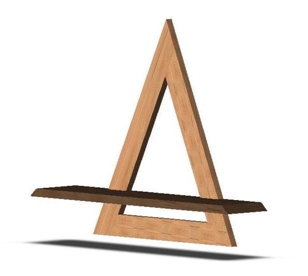 Triangle Shelf Plans - Etsy