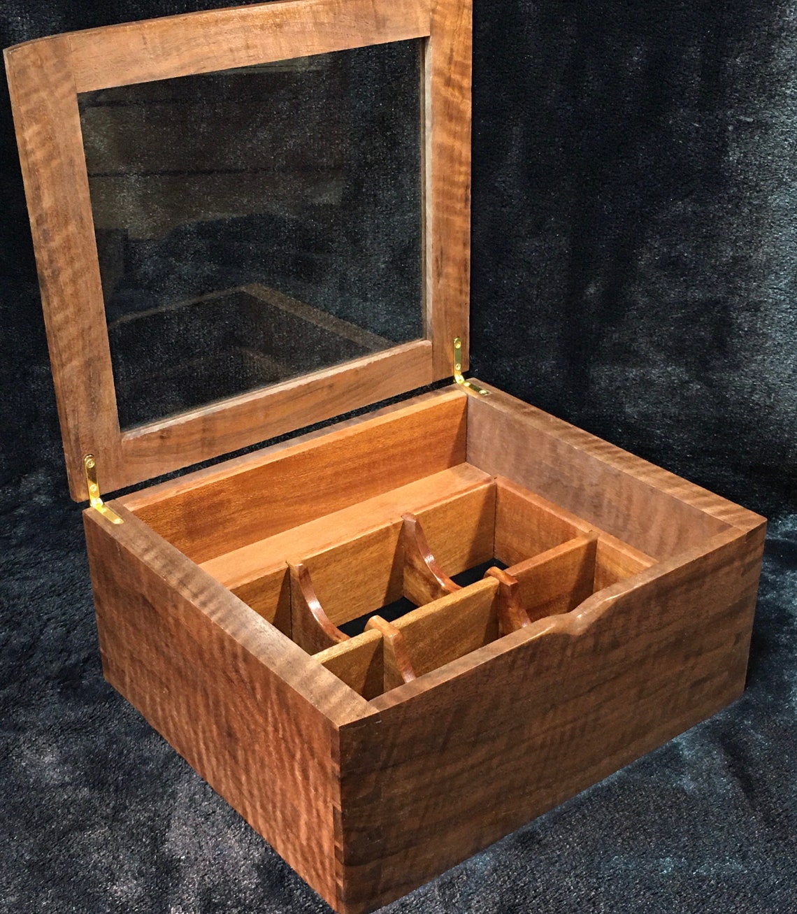 Walnut Watch Box Jewelry Box - Etsy