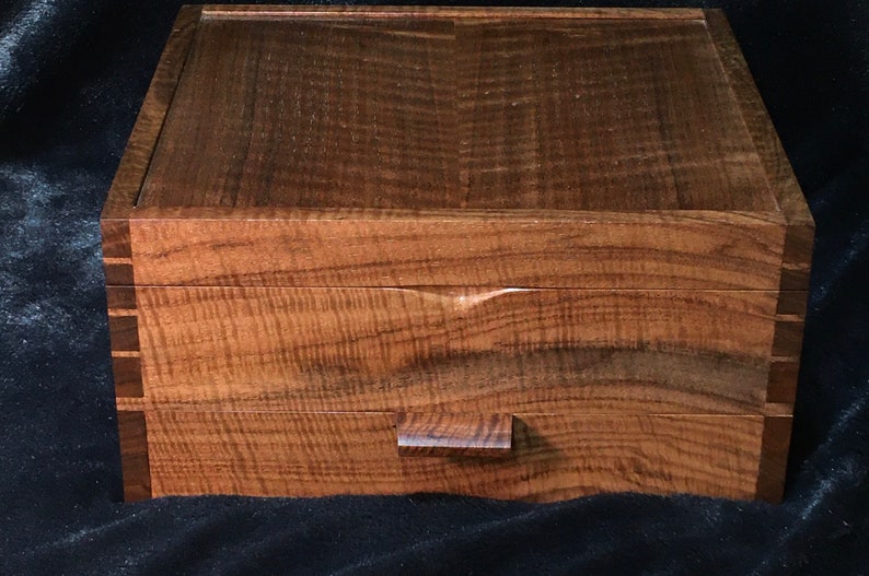 Walnut Jewelry Box - Etsy