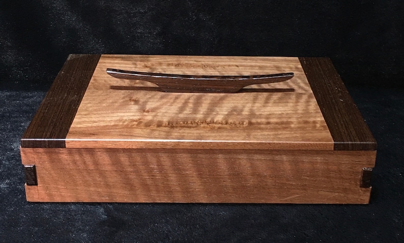Walnut and Wenge Jewelry Box - Etsy