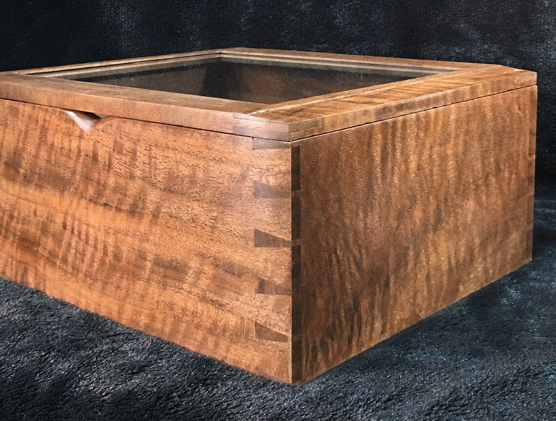 Walnut Watch Box Jewelry Box - Etsy