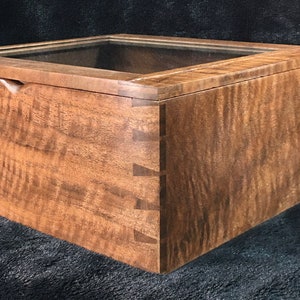 Walnut Watch Box Jewelry Box - Etsy
