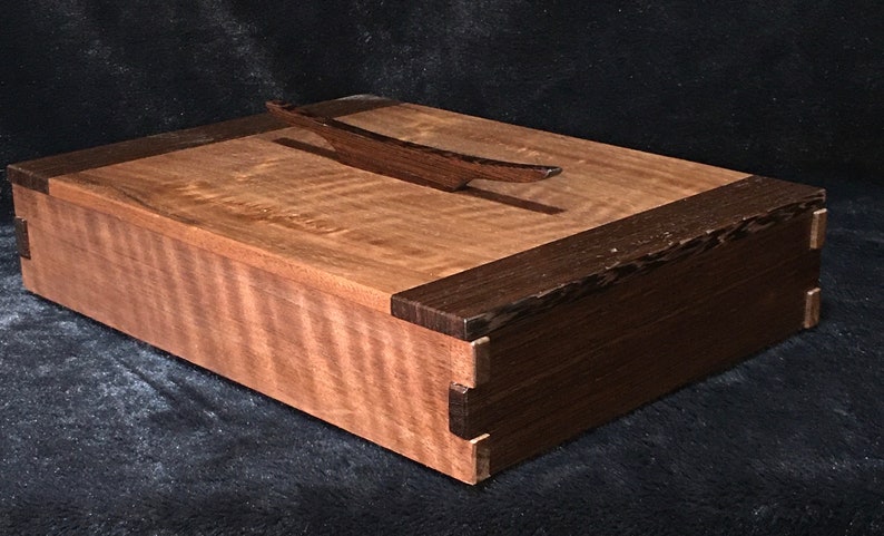 Walnut and Wenge Jewelry Box - Etsy
