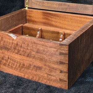 Walnut Watch Box Jewelry Box - Etsy