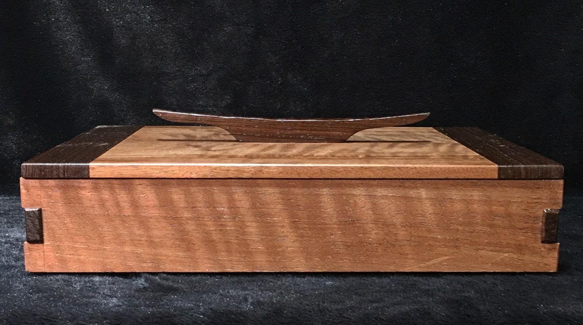 Walnut and Wenge Jewelry Box - Etsy