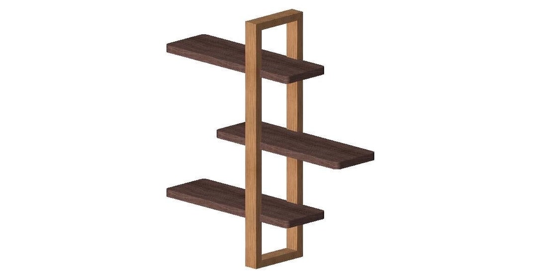 Offset Shelves Plans - Etsy