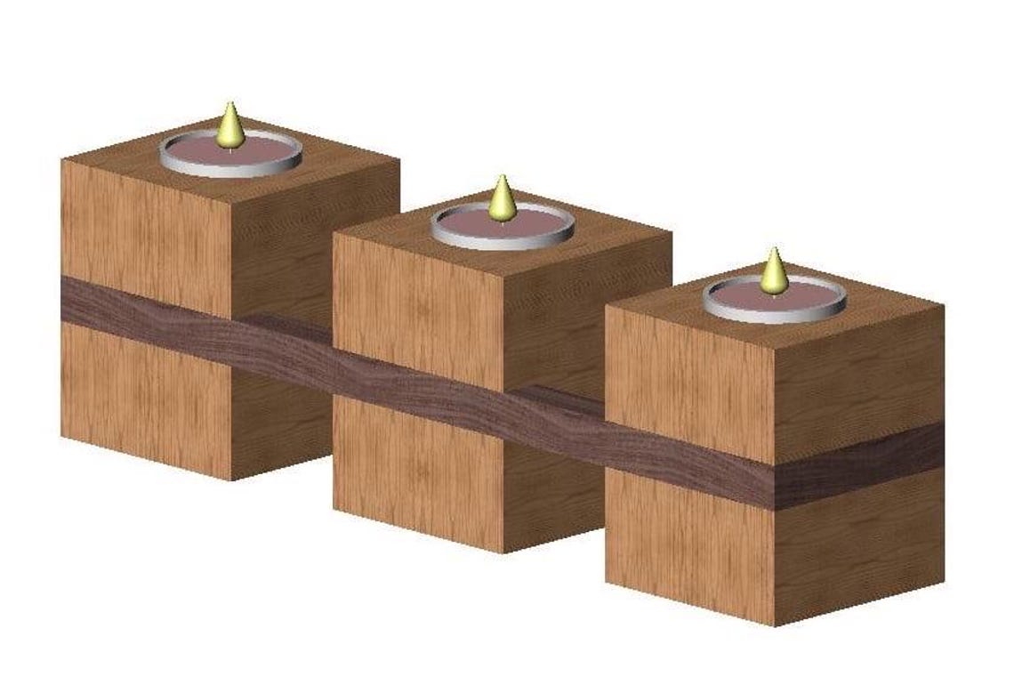 Candle Holder Plans - Etsy
