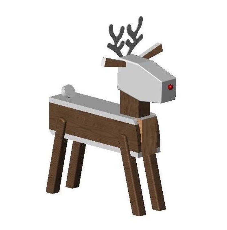 Rustic Rudolph Plans - Etsy