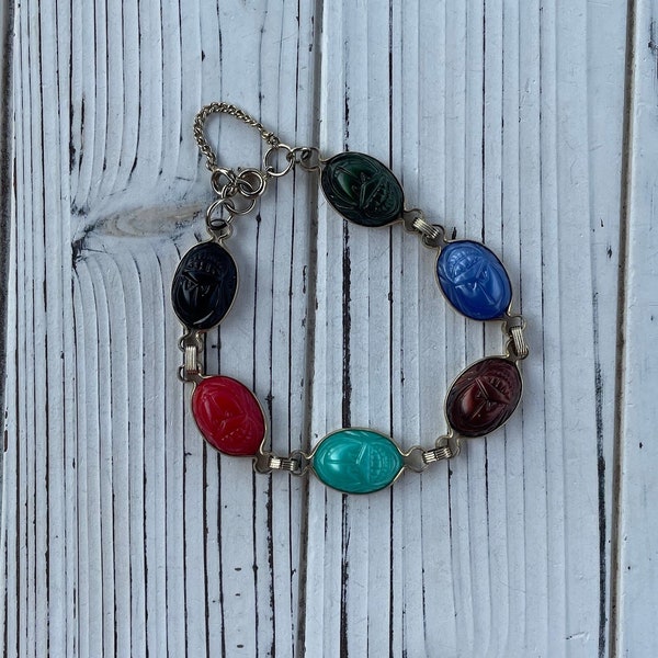 Scarab Bracelet - Etsy