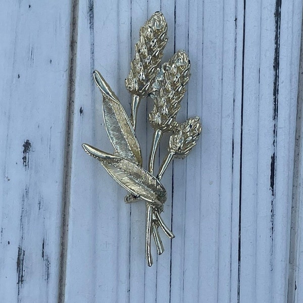 Wheat Brooch - Etsy