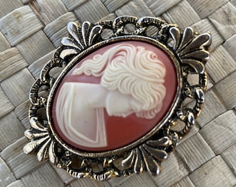 Peri Cameo Pin Pendant Vintage Designer Brooch Jewelry Gift for Her - Etsy