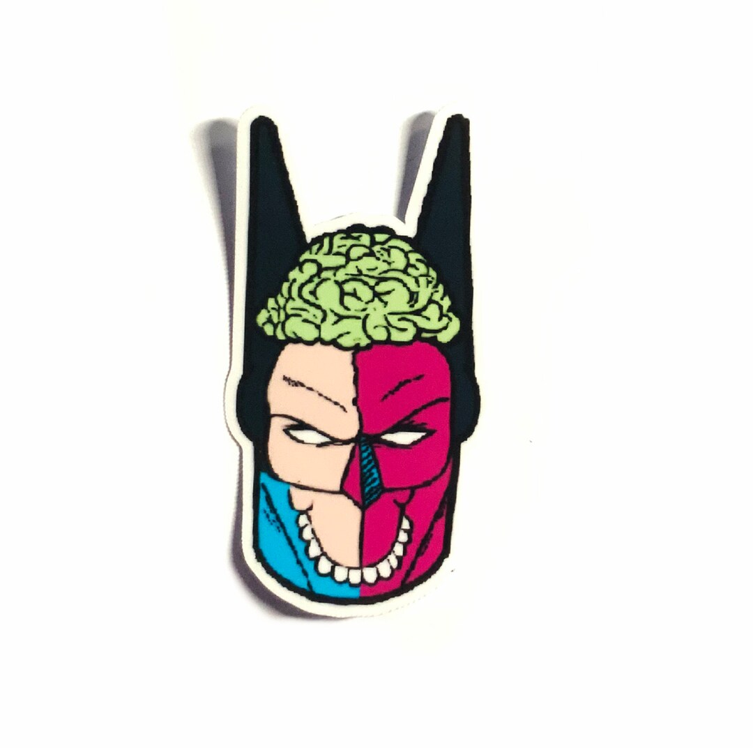 Waterproof Sticker Bathead Batman , Wall Art Skateboard Sticker - Etsy