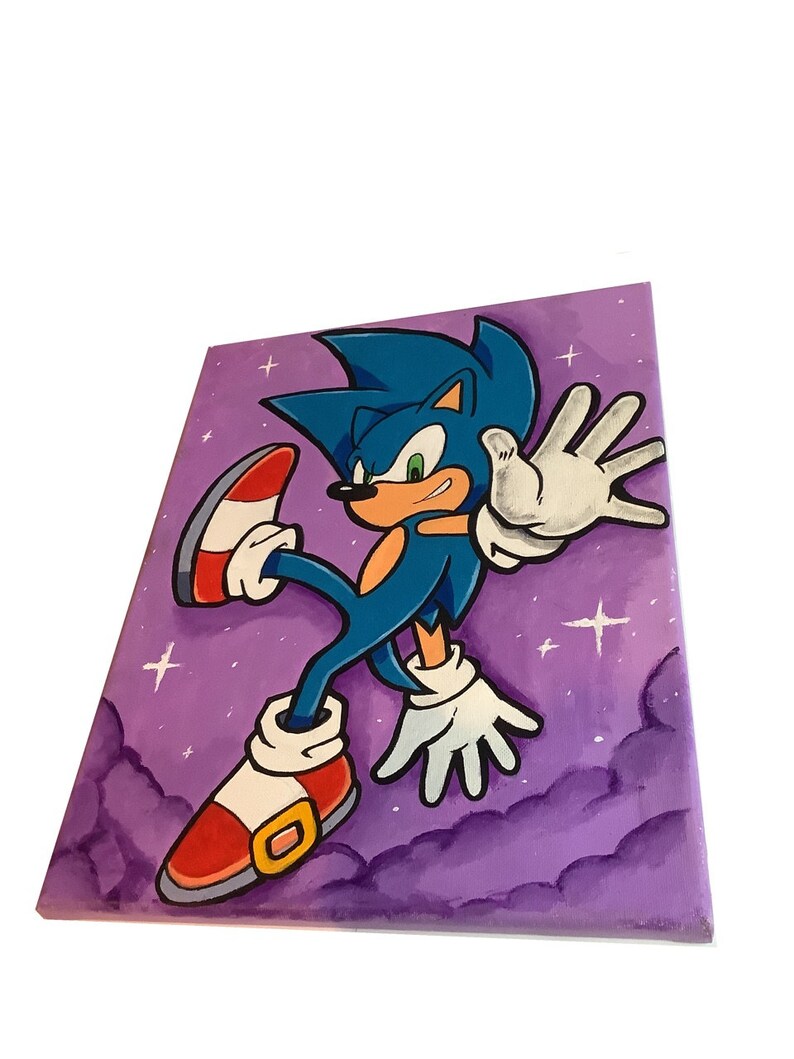 Sonic the Hedgehog Painting From Sonic Adventure,generations ,retro ...