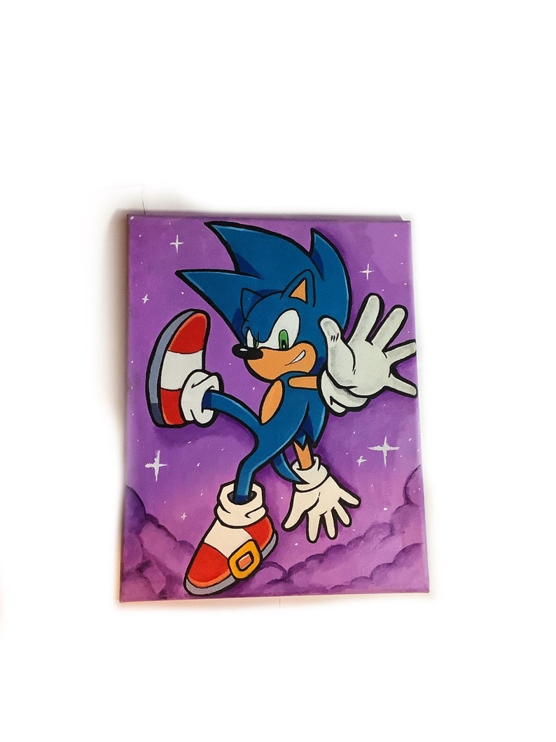Sonic the Hedgehog Painting From Sonic Adventure,generations ,retro ...