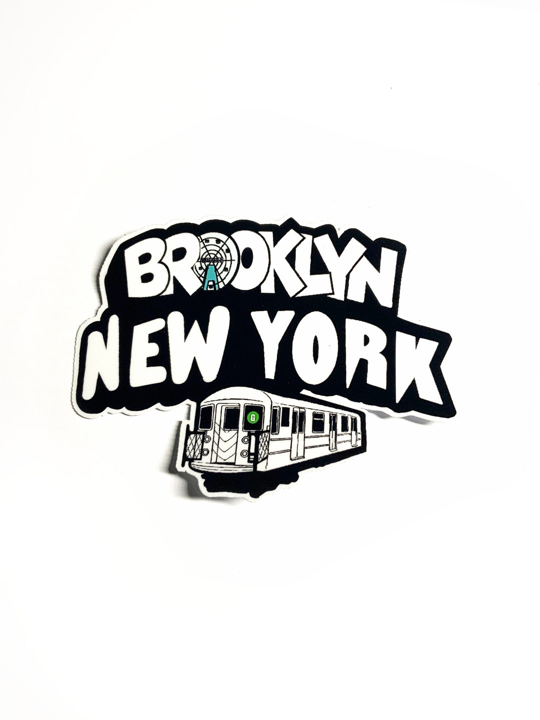 Vinyl Sticker Brooklyn New York | Waterproof New York NYC Stickers for ...