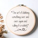 Funny Embroidery Quote Pattern- Funny Sewing Gift Idea - Sewing Quote ...