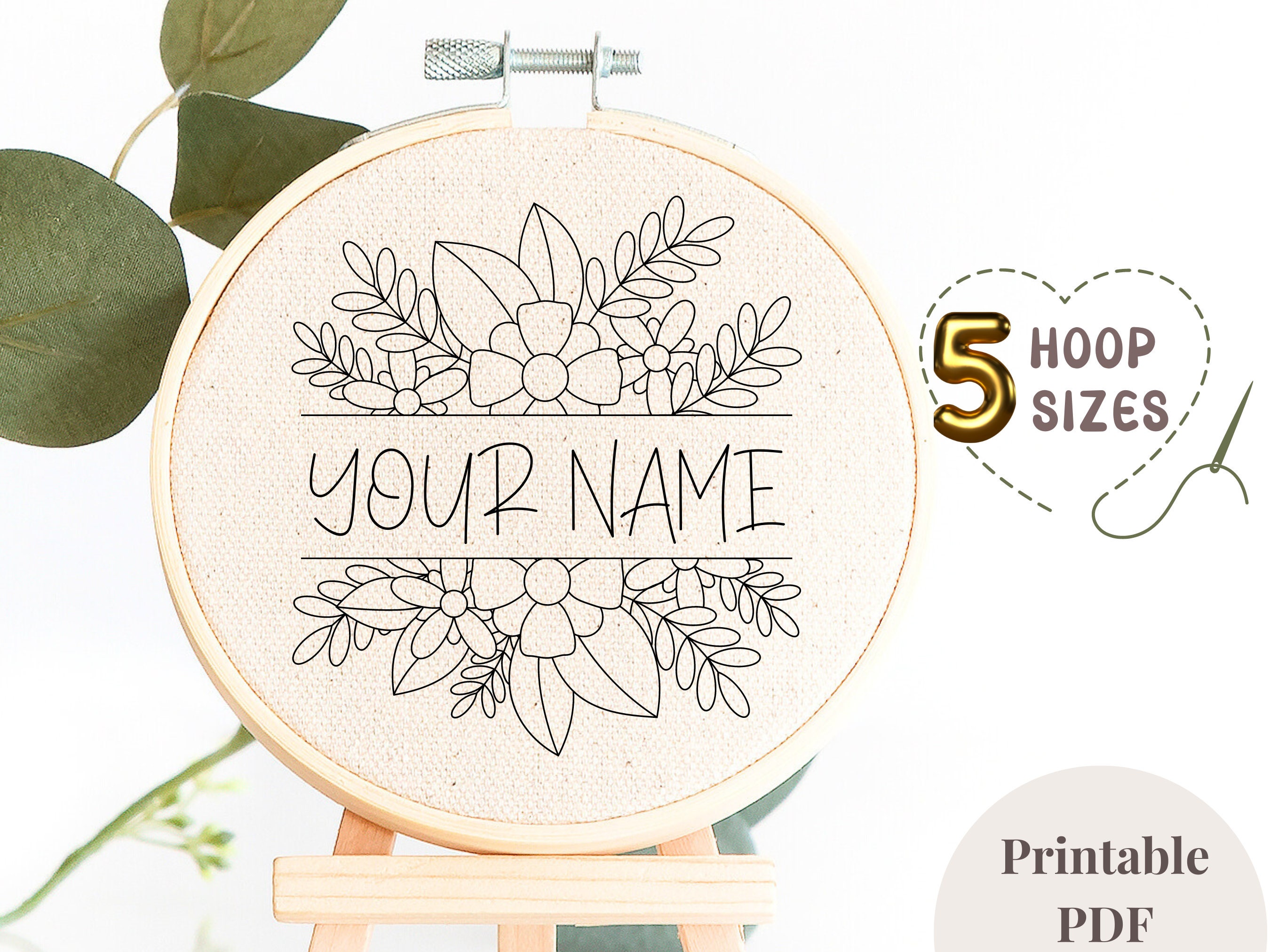 Custom Hand Embroidery Pattern - Personalized Hand Embroidery PDF ...