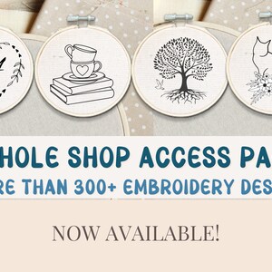 Boho Hand Embroidery Pattern Bundle - Set of 40 Boho Hand Embroidery ...