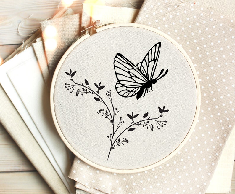 Boho Hand Embroidery Pattern Bundle - Set of 40 Boho Hand Embroidery ...