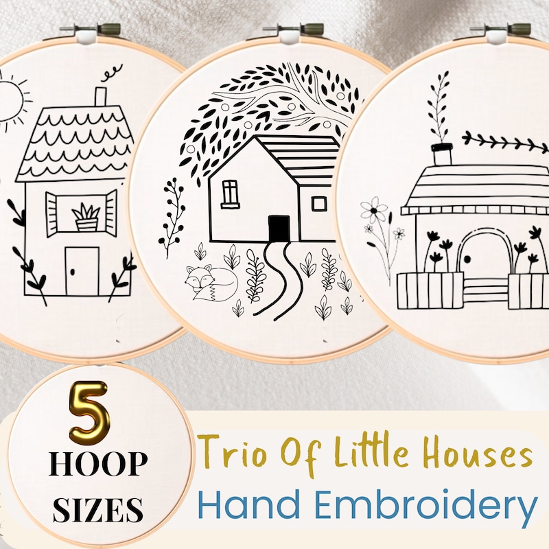 Cottage Embroidery - Etsy