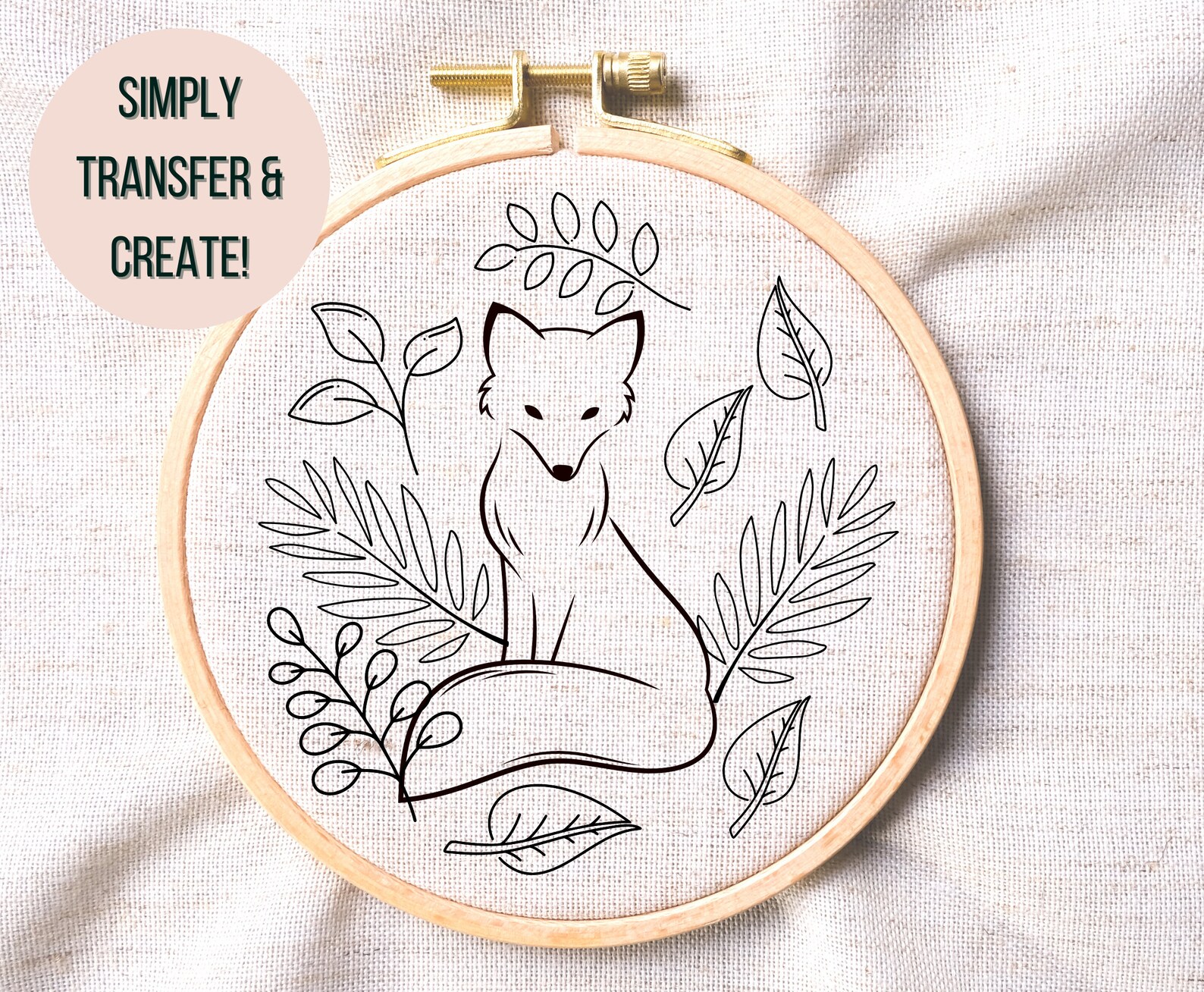 Woodland Animals Hand Embroidery Pattern Bundle - Set of Animal ...