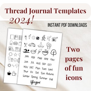 Thread Journal Templates 10 Embroidery Calendar Templates 365 Days of ...