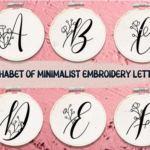 Hand Embroidery Patterns Full Alphabet Modern Alphabet - Etsy