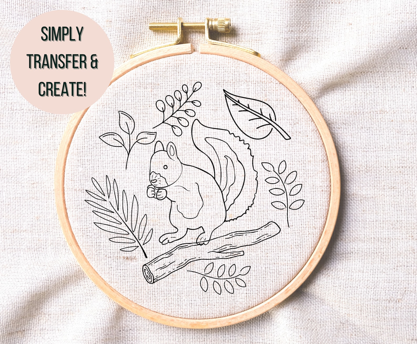 Woodland Animals Hand Embroidery Pattern Bundle - Set of Animal ...