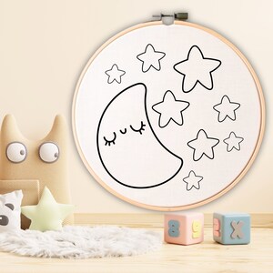 Nursery Art Hand Embroidery Pattern Bundle Babys Room Embroidery PDF ...