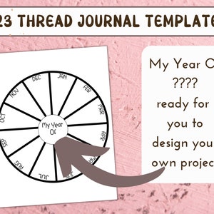 Thread Journal Templates 10 Embroidery Calendar Templates - Etsy