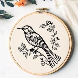 Birds Hand Embroidery Pattern Bundle - Birds and Flowers PDF Pattern ...