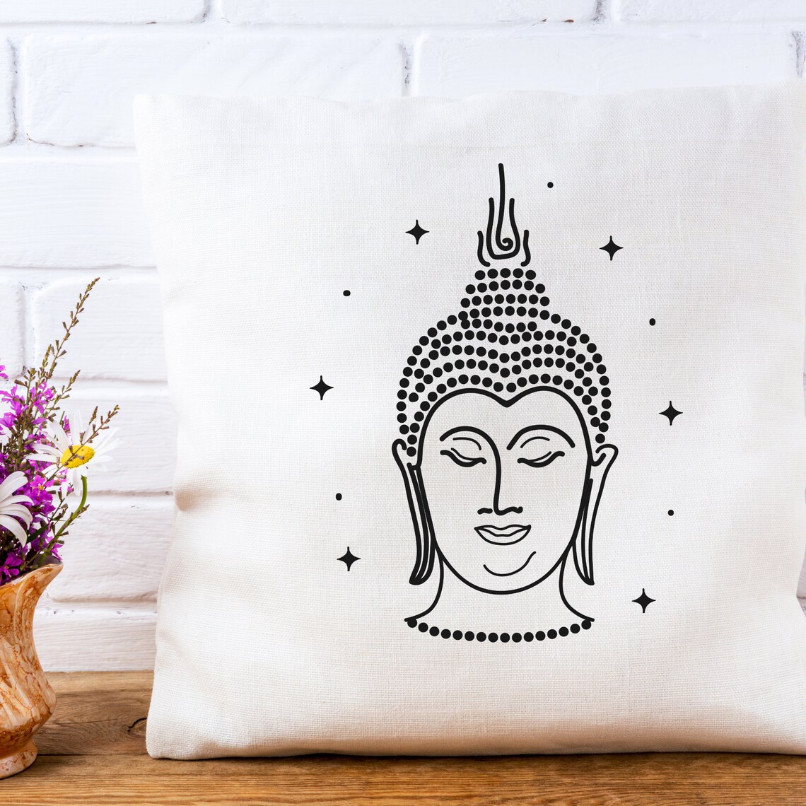Indian Buddha Hand Embroidery Pattern Buddha Head Embroidery PDF ...