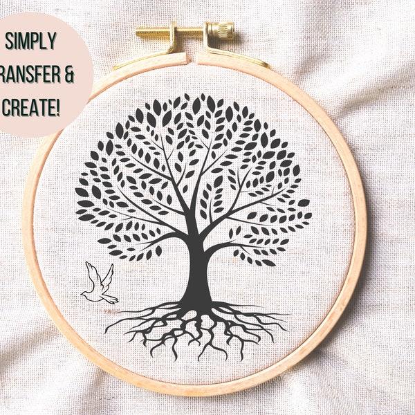 Tree of Life Embroidery Pattern - Etsy