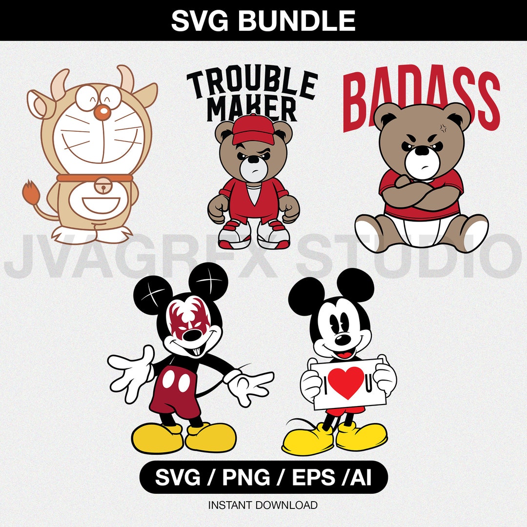 SVG Files Bundle, Svg Design for Cricut, Cute Sticker Design, Cool T ...