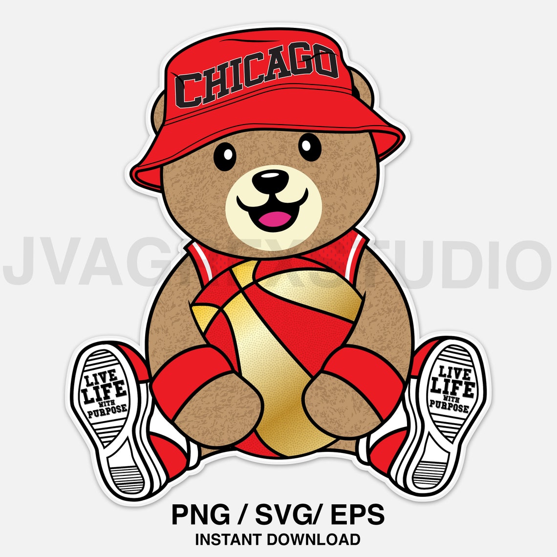 Basketball SVG Cute Png Design Sticker SVG Instant Download - Etsy