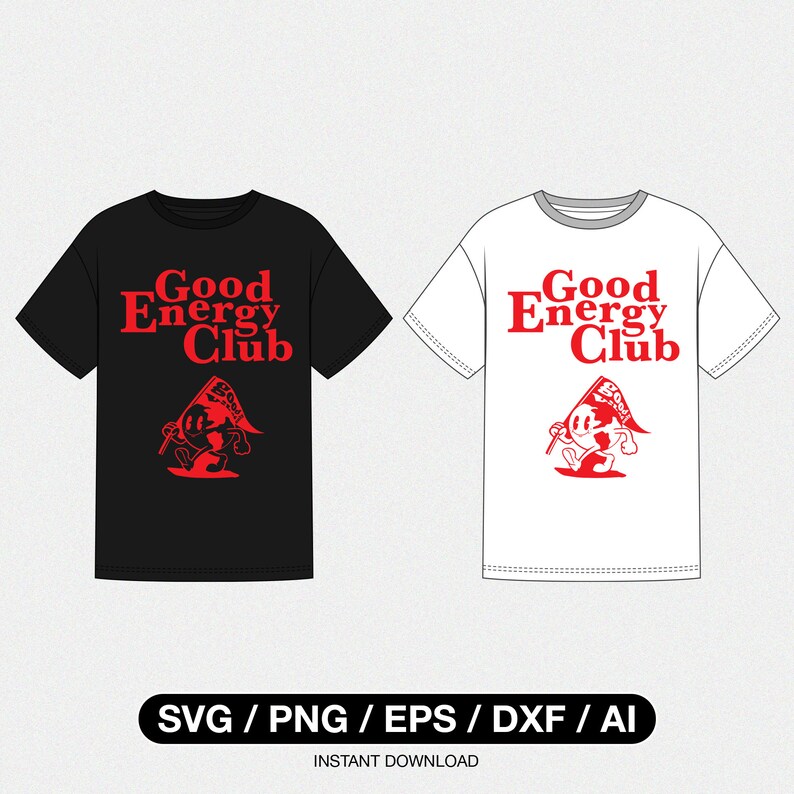Retro Style Svg Good Energy SVG Cute Tshirt Design Svg - Etsy