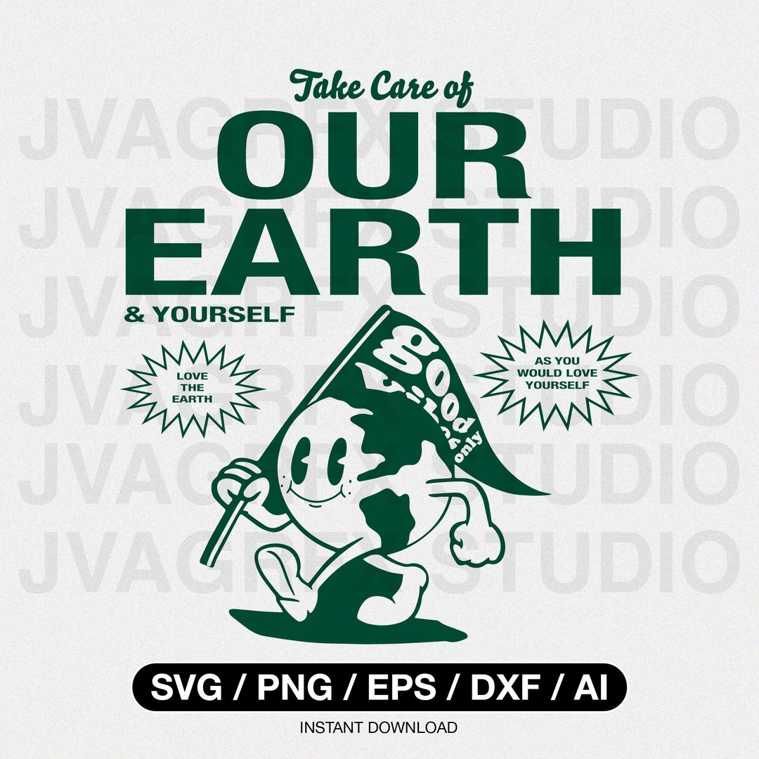 Earth Day SVG, Eco Friendly Svg, Earth Svg, Respect Our Planet Svg ...