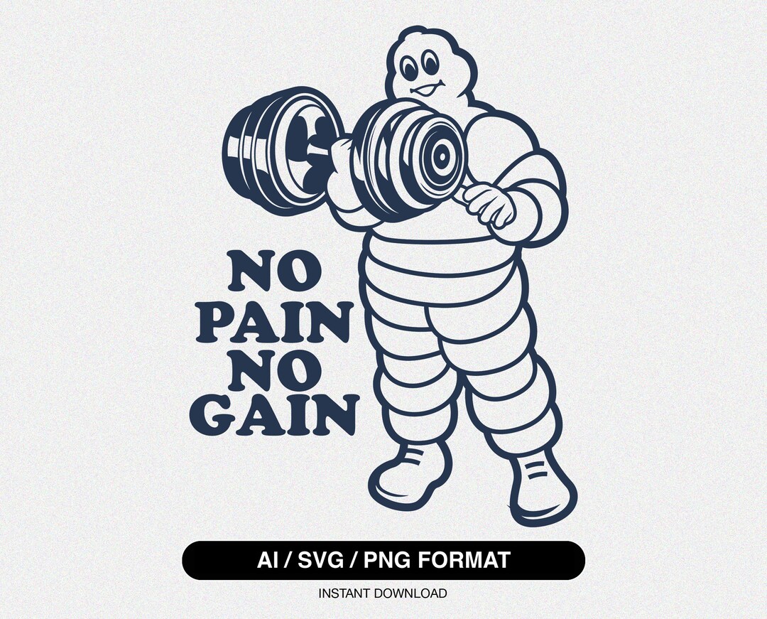 No Pain No Gain SVG, Fitness Svg, Gym Svg, Printable, Cricut ...