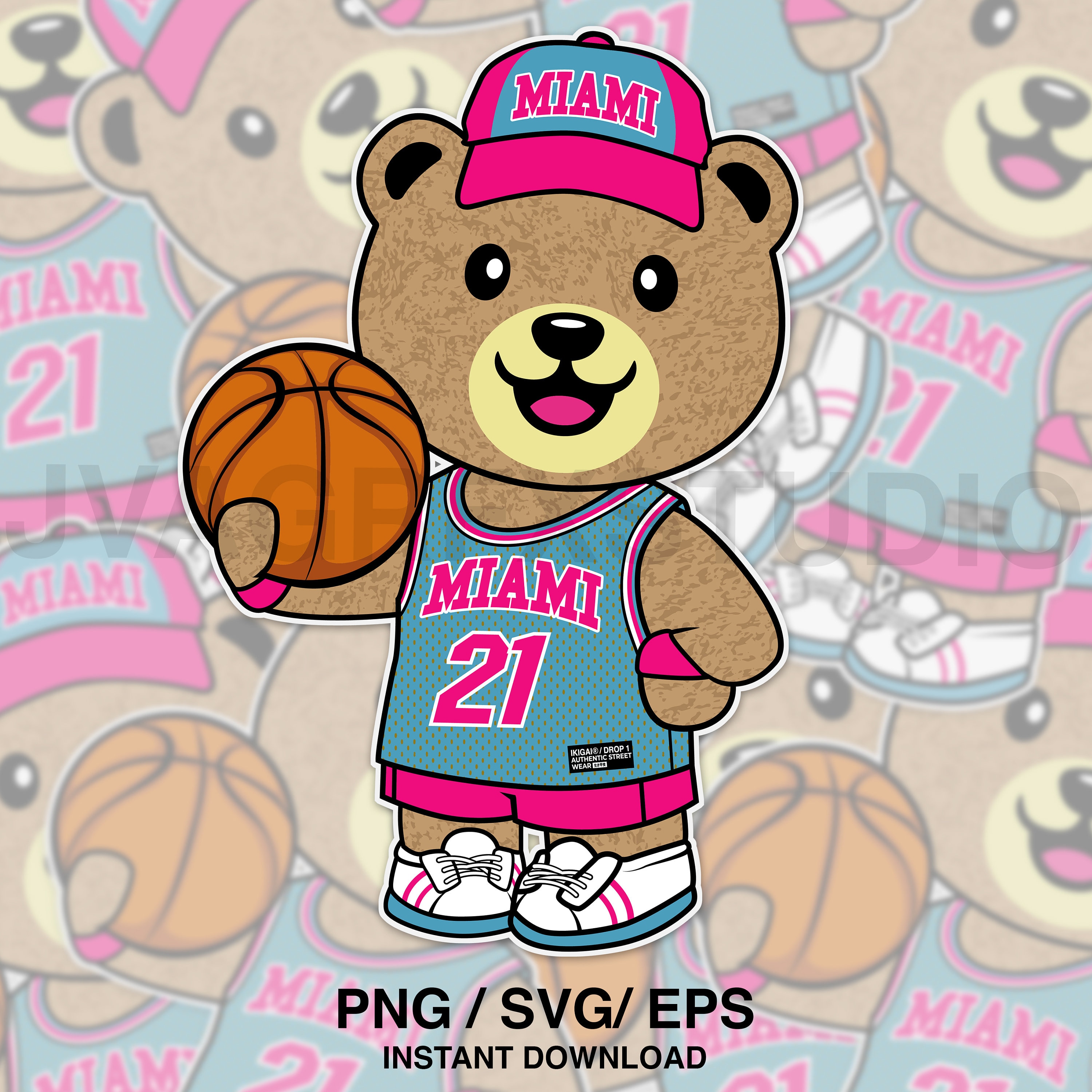 Basketball SVG Cute Png Design Sticker SVG Instant Download - Etsy