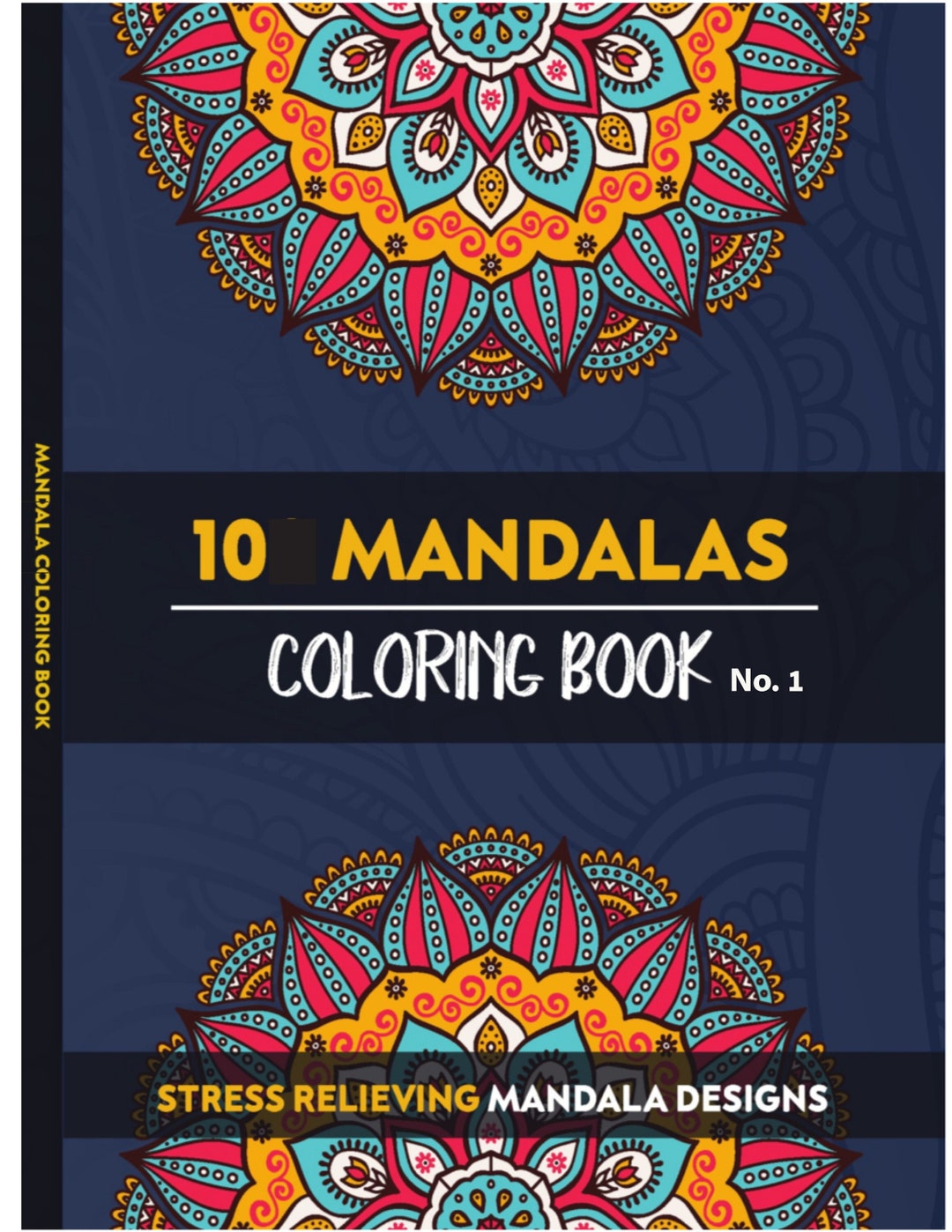 10 Mandalas Coloring Book - Etsy